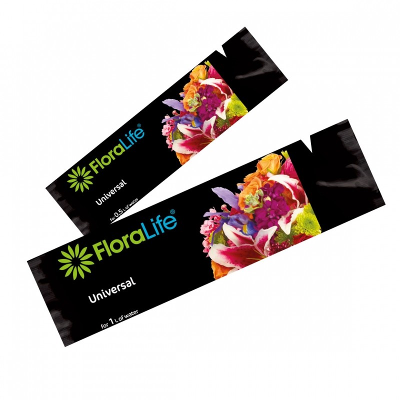 Floralife® Universal Nourriture pour fleurs coupées - Sachet liquide ...